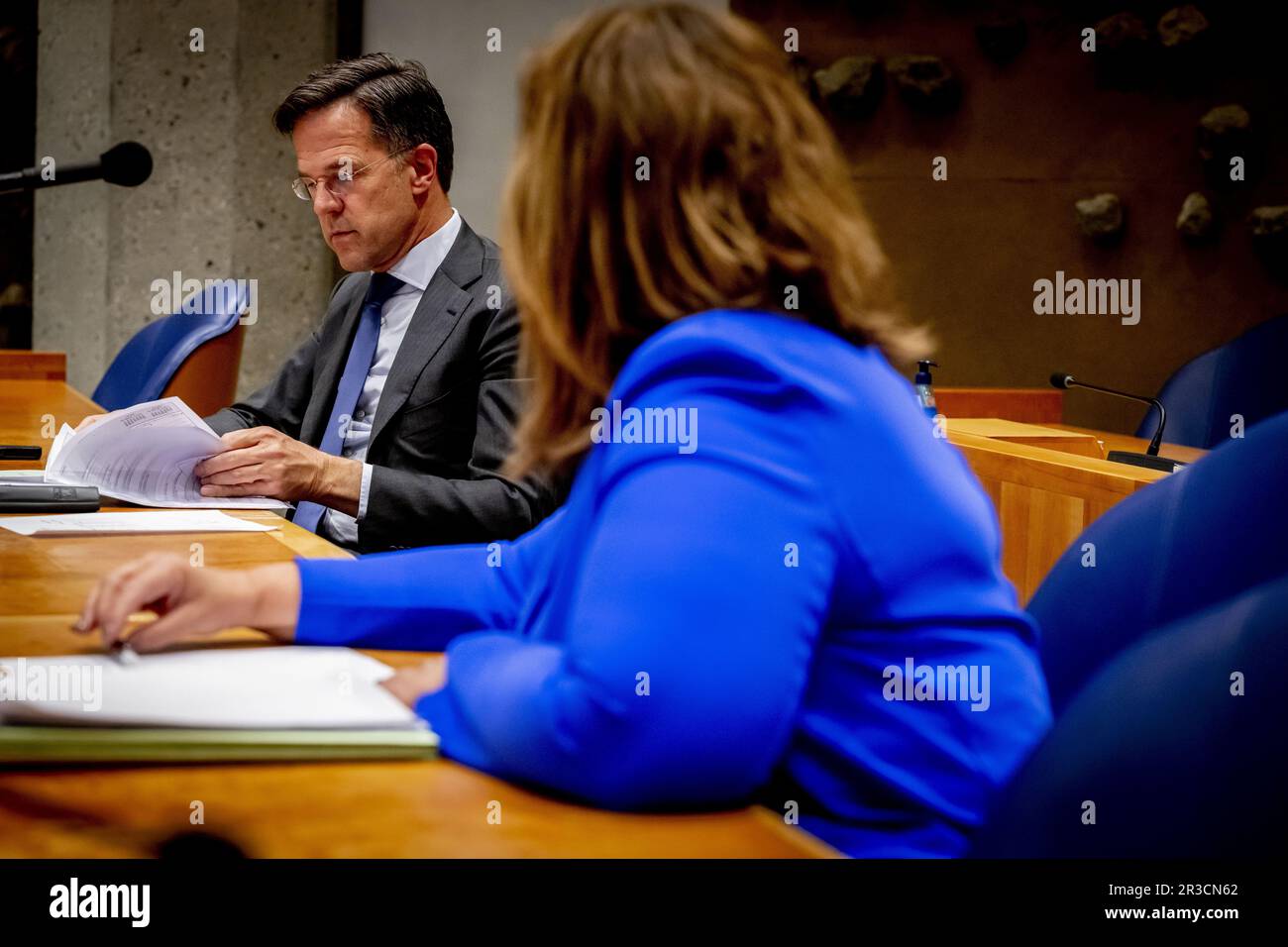 THE HAGUE - Prime Minister Mark Rutte in the House of Representatives ...