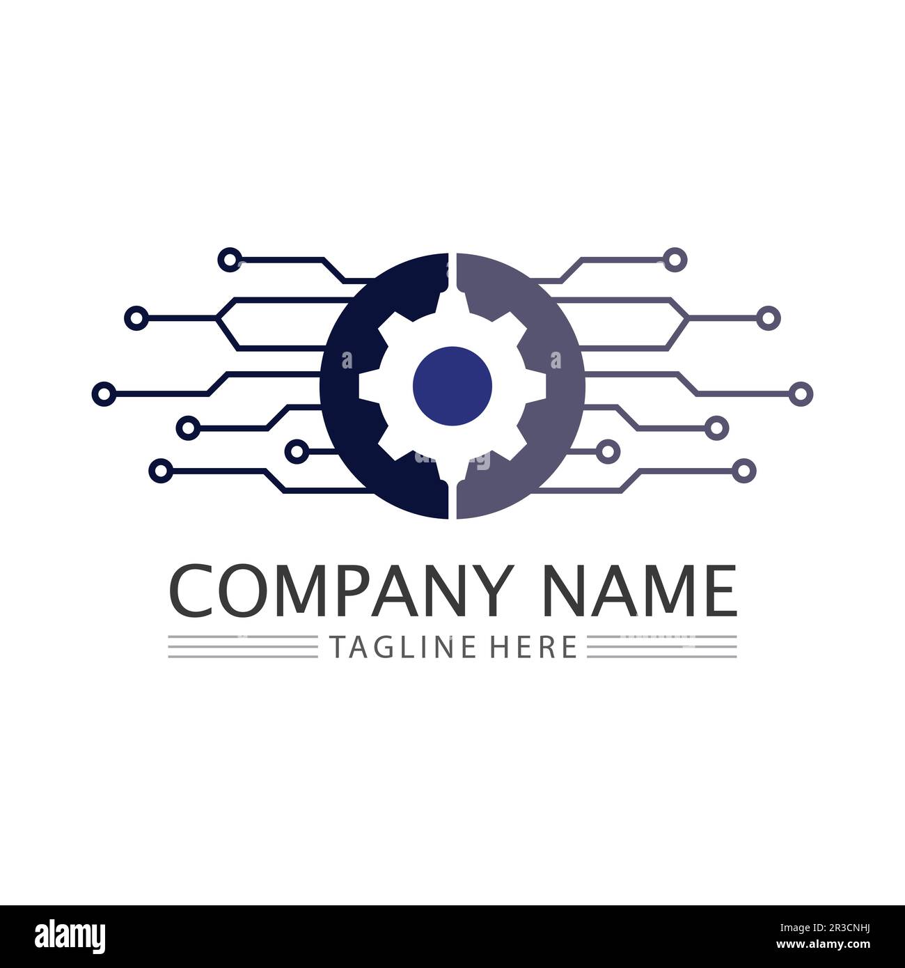 vector logo technology Digital tech vector business logo template ...