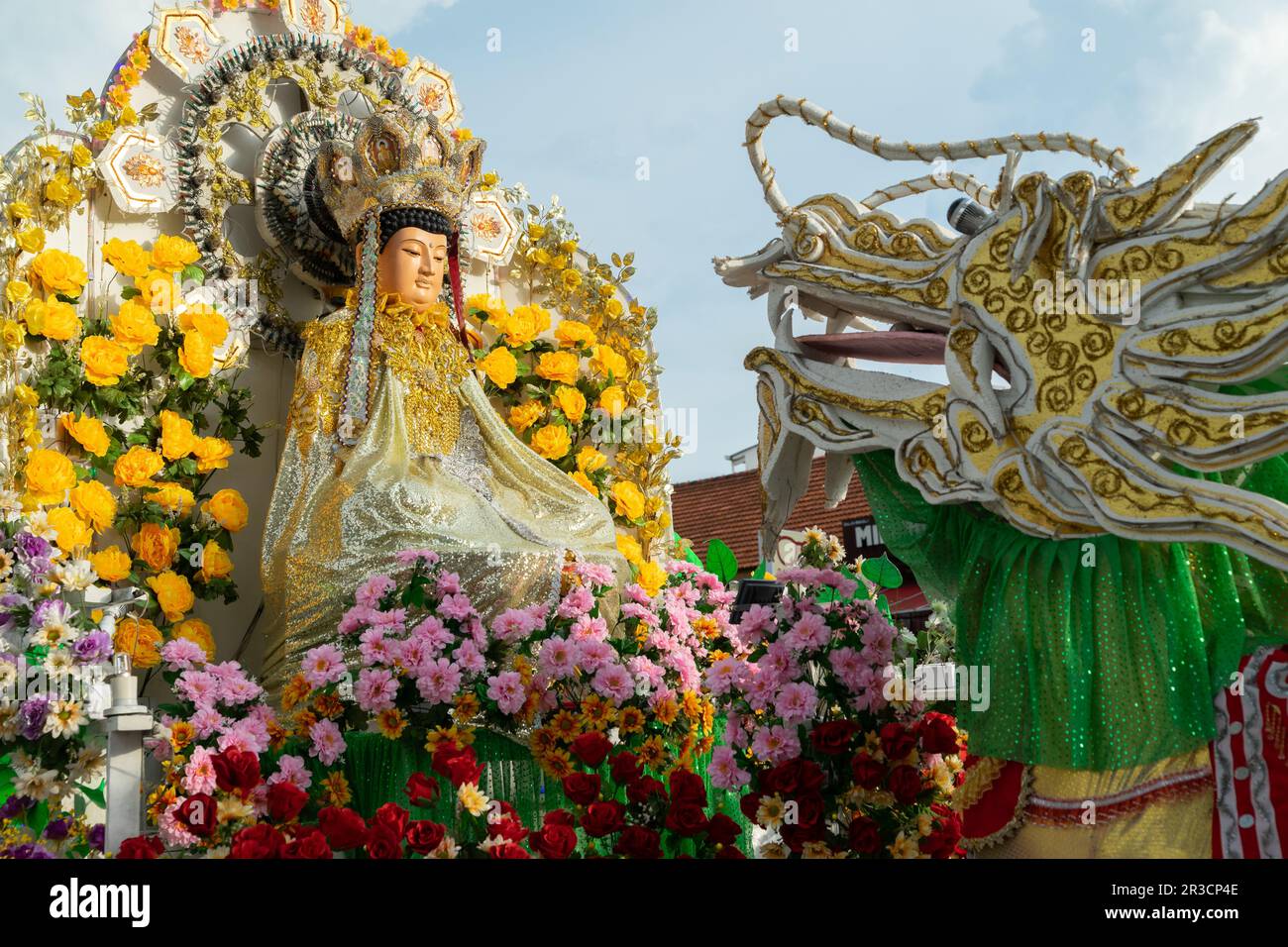 George Town, Penang, Malaysia - May 4 2023: Wesak (Vesak) Day parade in ...