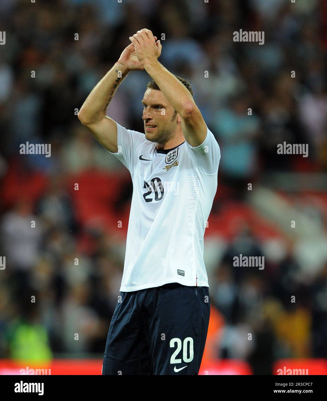 Rickie Lambert Celebrates towards the fans after the final ...