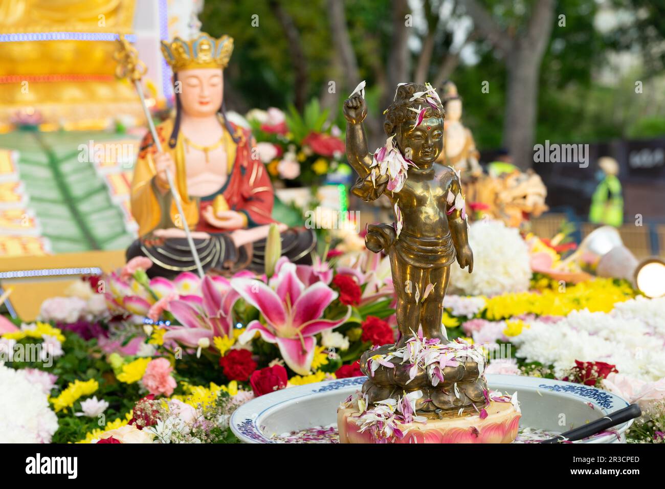 George Town, Penang, Malaysia - May 4 2023: Wesak (Vesak) Day parade in ...
