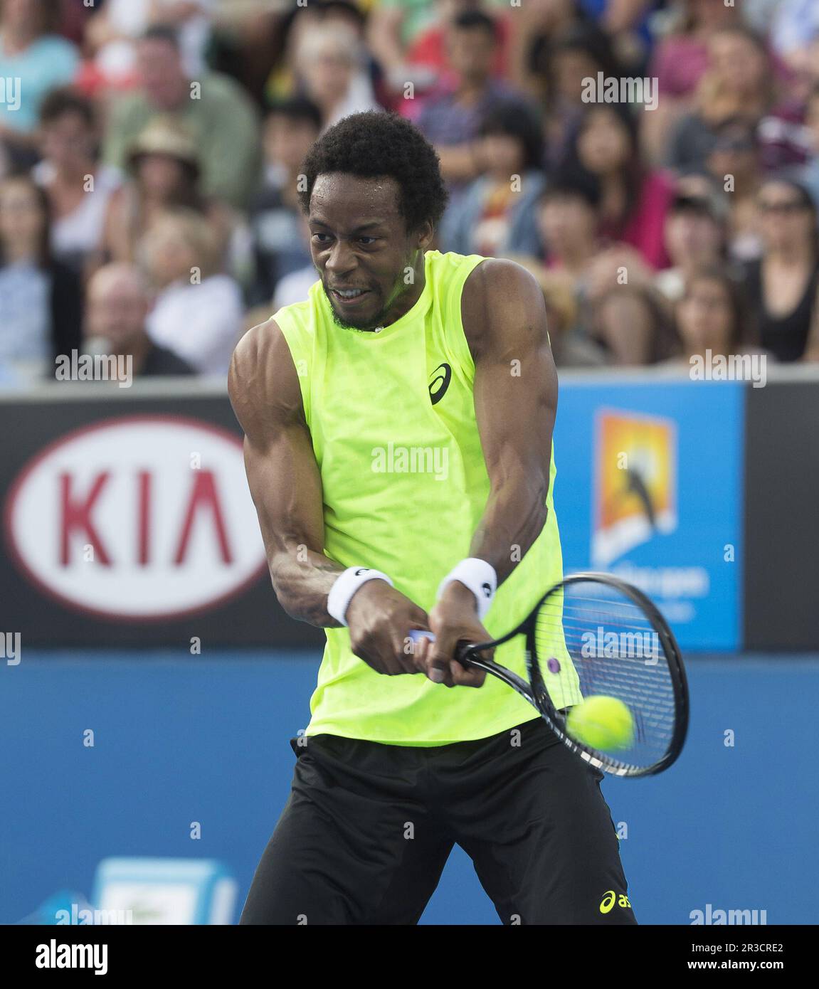 Gael Monfils Tennis - Australian Open - Grand Slam - Melbourne Park ...