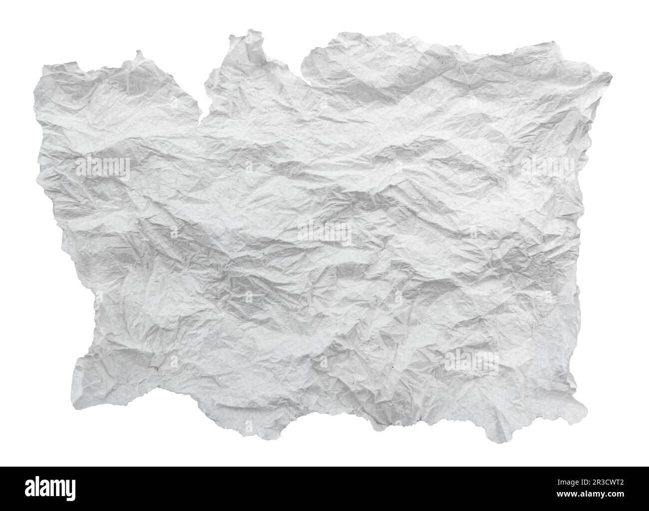 Texture of torn paper on a white background. Piece of white paper Stock ...