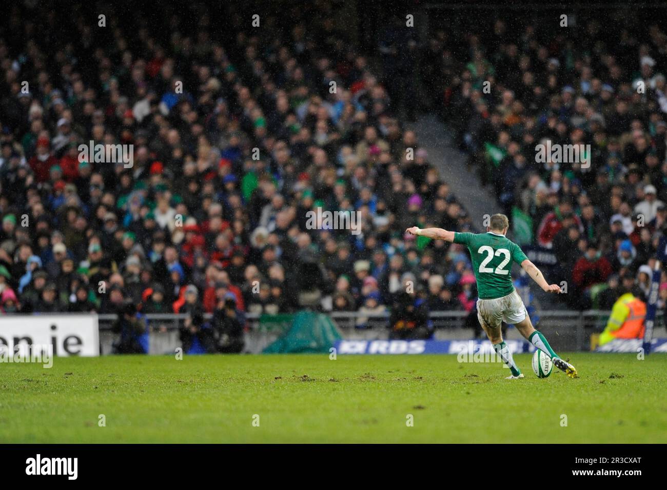 Ronan O'Gara of Ireland kicked two penalties after coming on as a ...