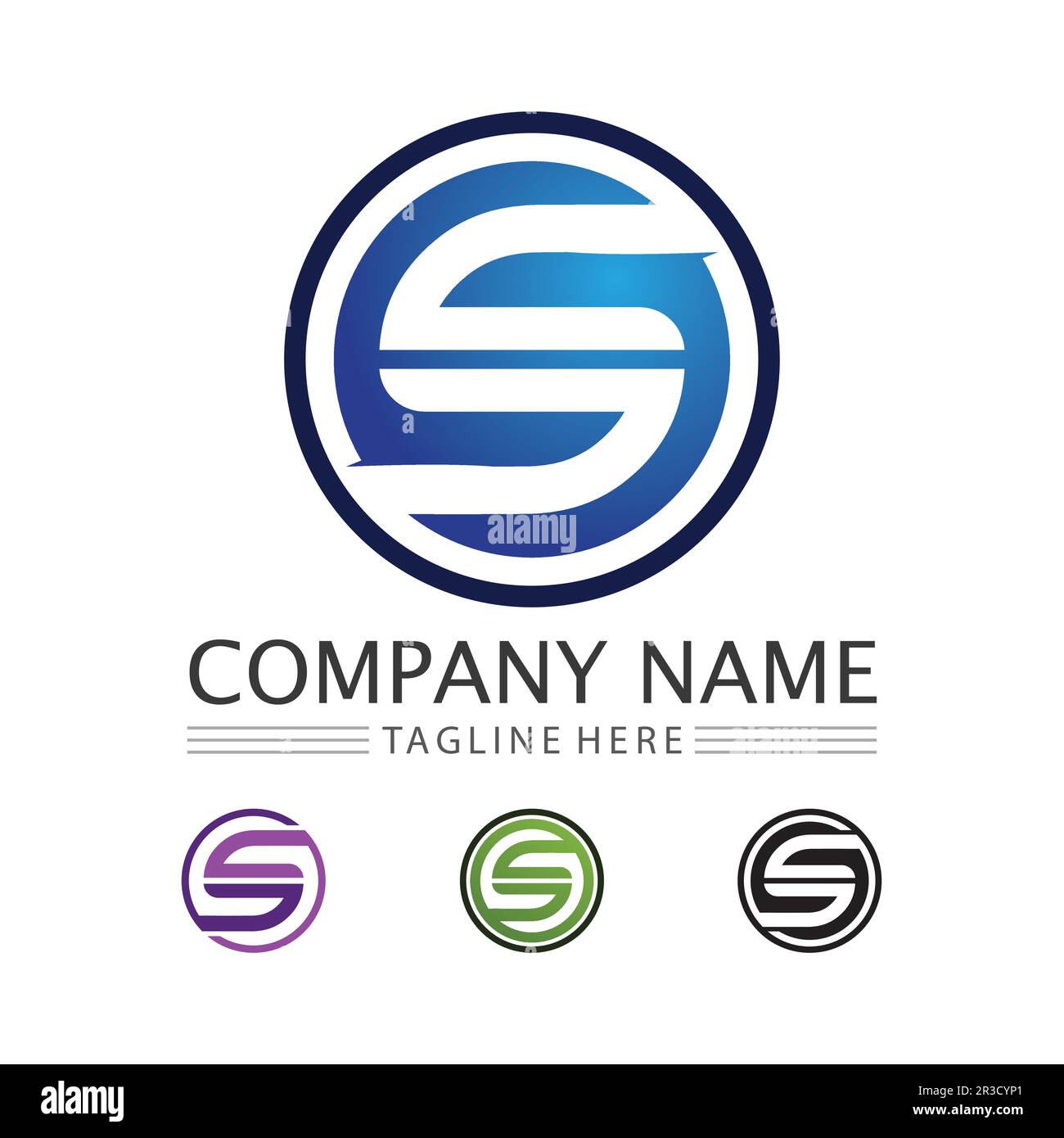 Business corporate letter S logo design vector Stock Vector Image & Art ...