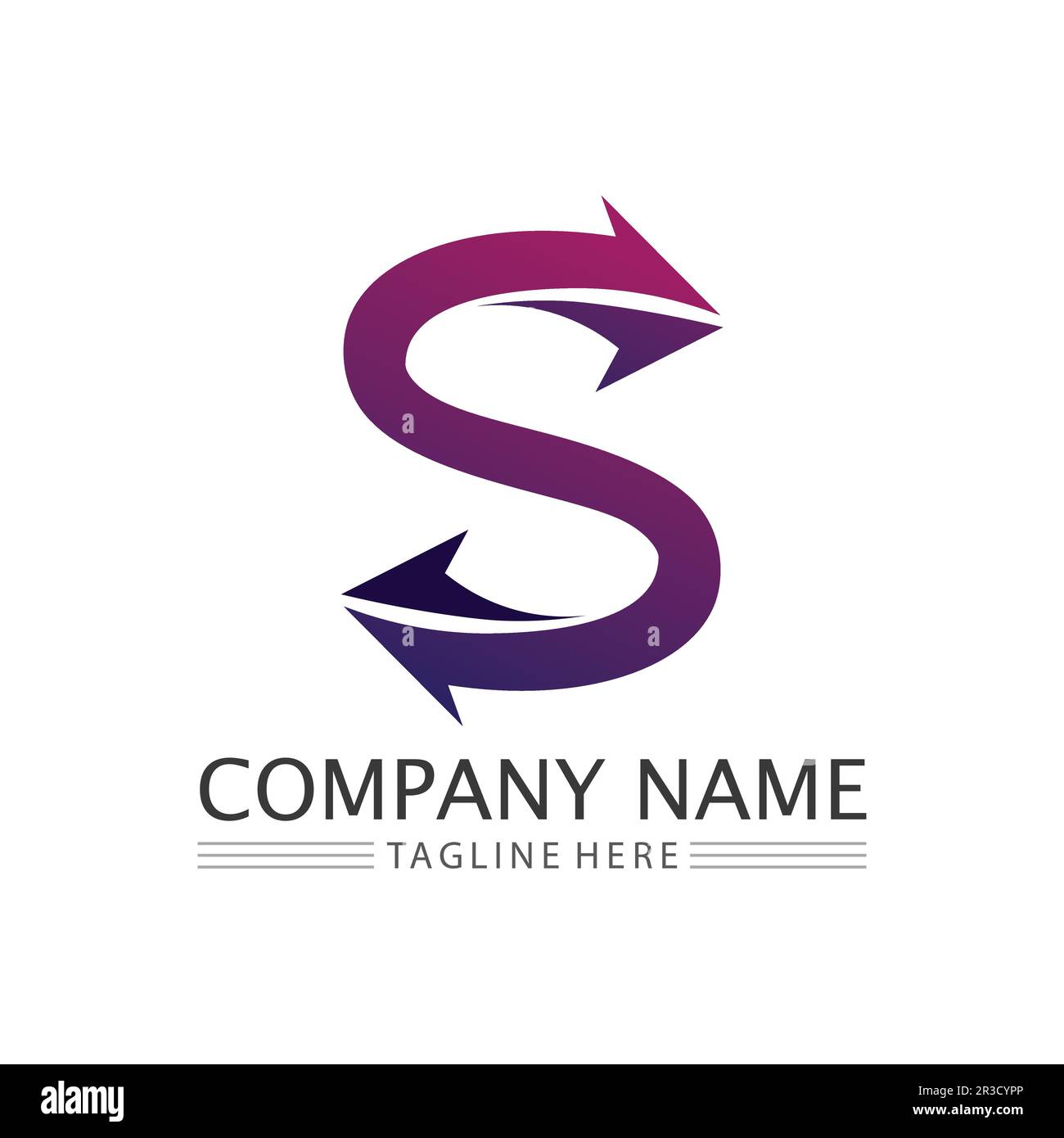 Business corporate letter S logo design vector Stock Vector Image & Art ...