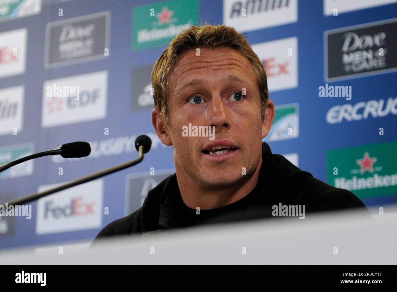 Jonny Wilkinson of RC Toulon during the Captain's Run press conference ...