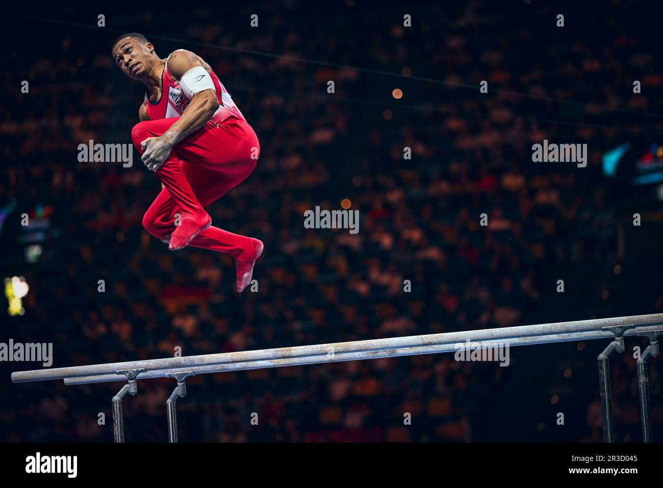 Joe Fraser participating in the 2022 Munich European Gymnastics ...