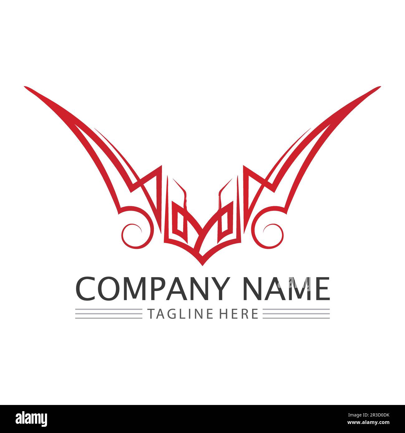 black tribal vector logo design icon and sign tribal Stock Vector Image ...