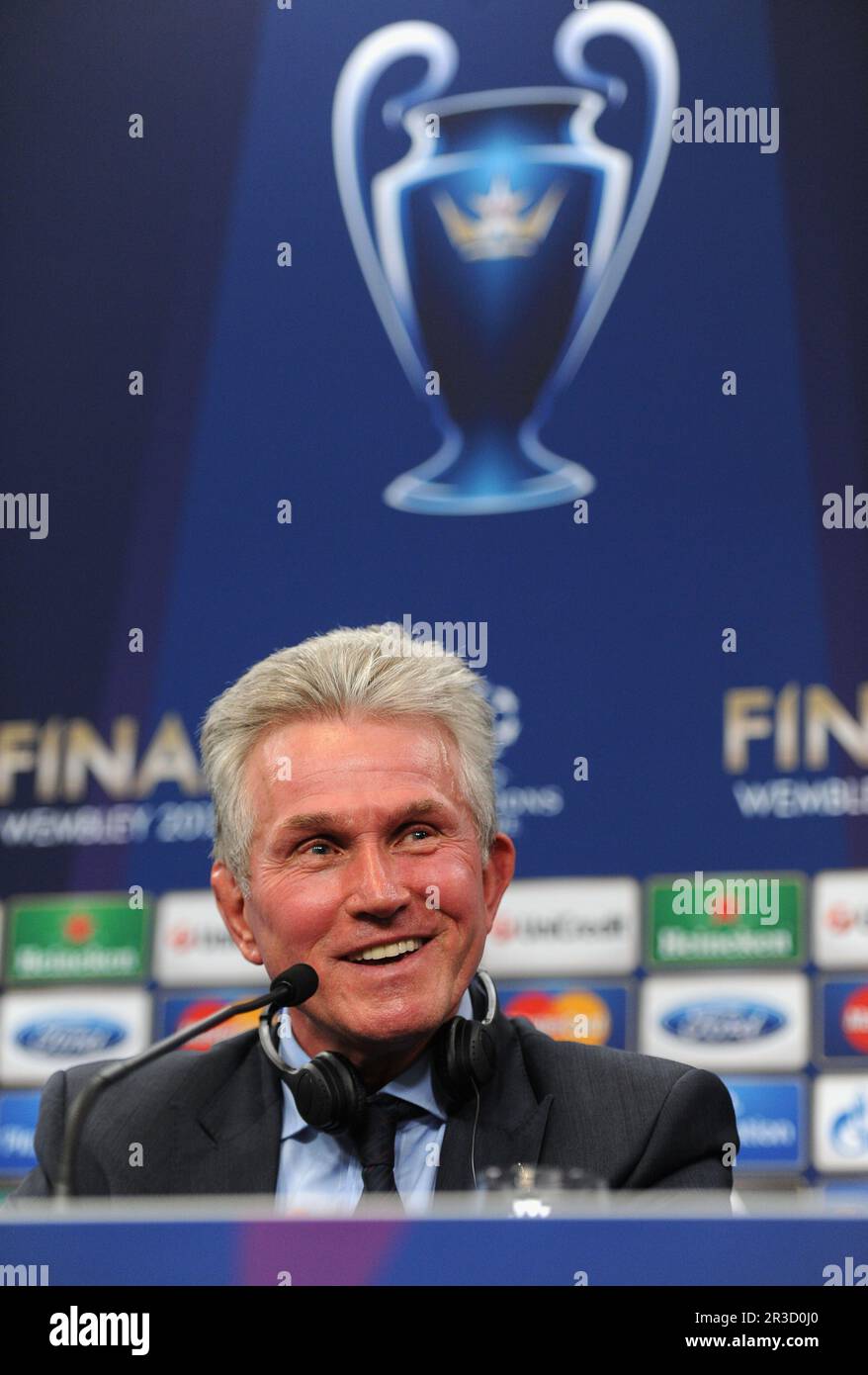 Wembley Stadium London Jupp Heynckes (Bayern Munich) Press ...