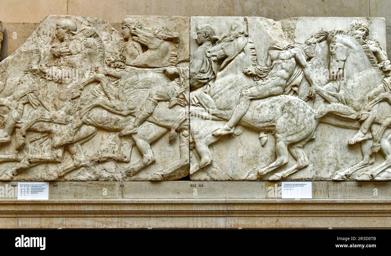 British Museum Great Russell Street London The Parthenon Sculptures ...