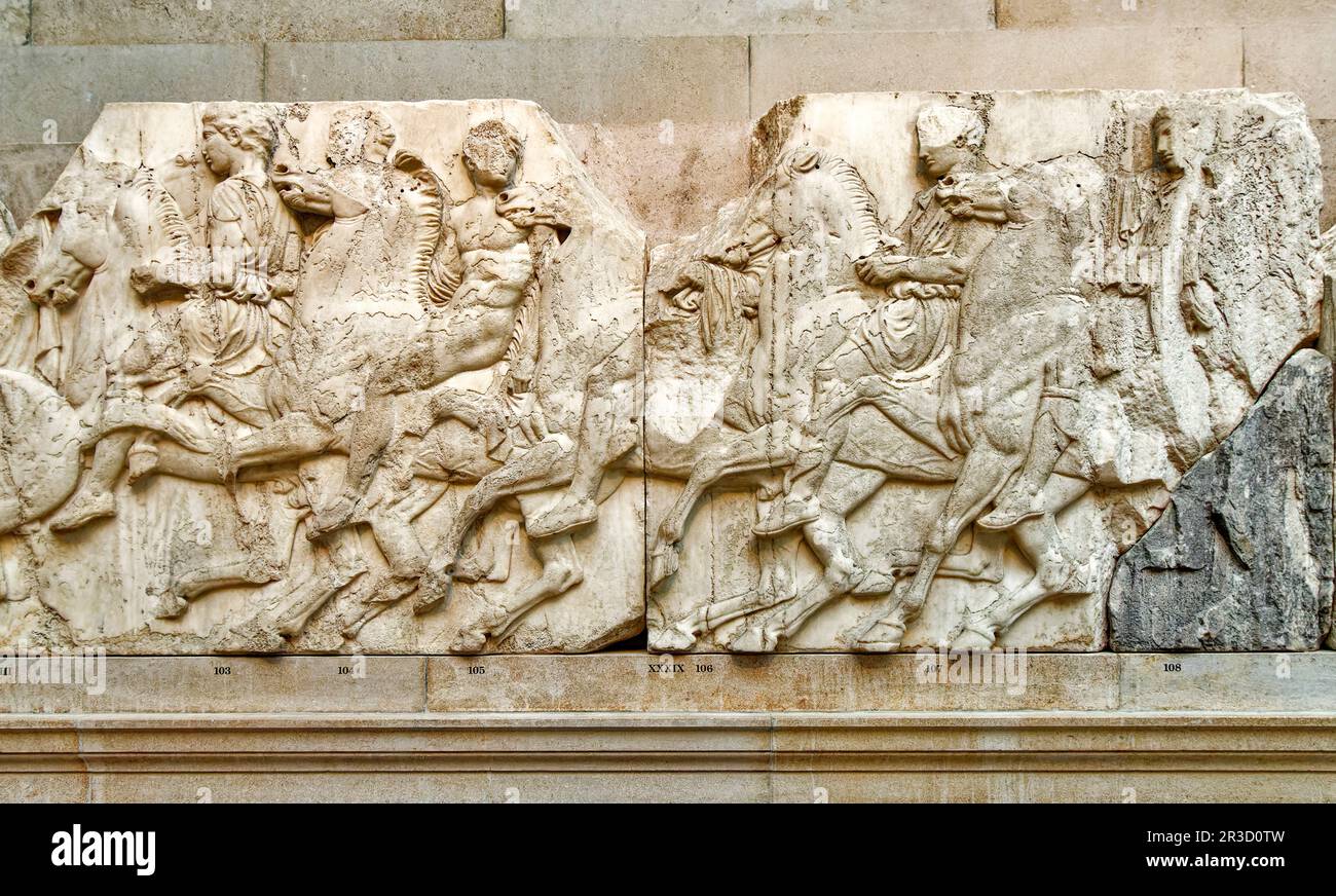 British Museum Great Russell Street London The Parthenon Sculptures ...