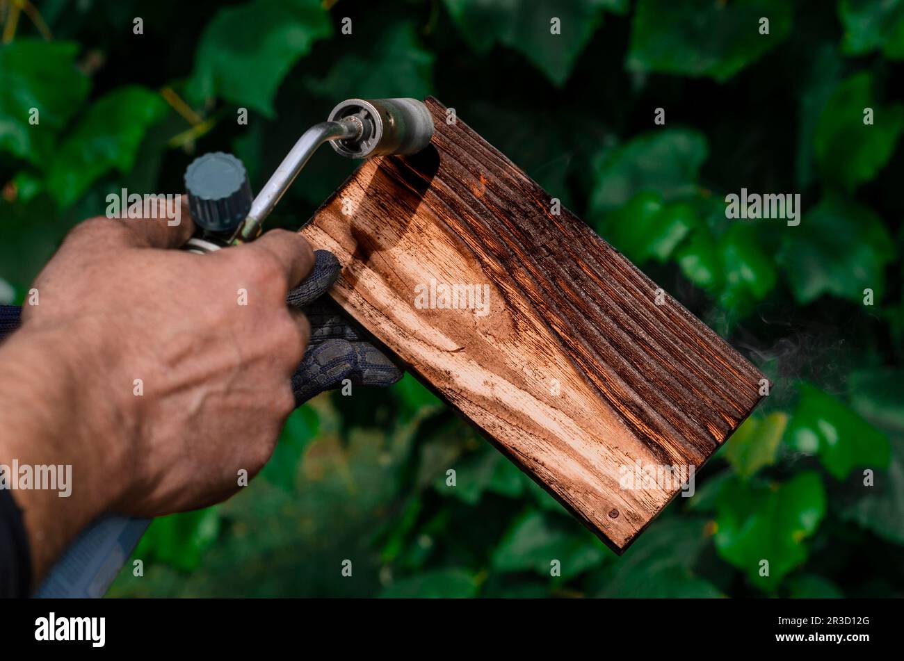 Processing wood gas burner woodwork hi-res stock photography and images ...