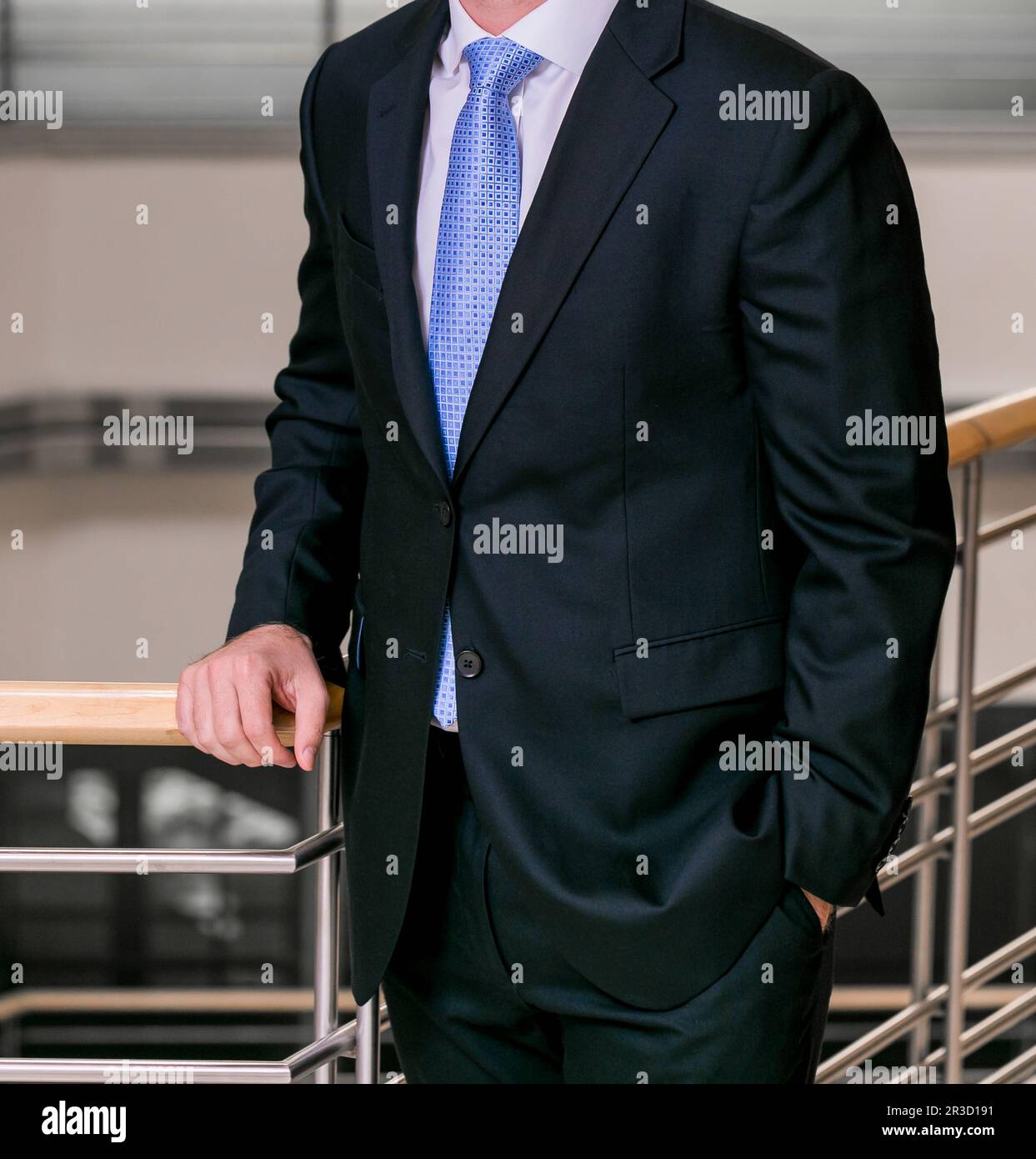 One hand in suit pocket hi-res stock photography and images - Alamy