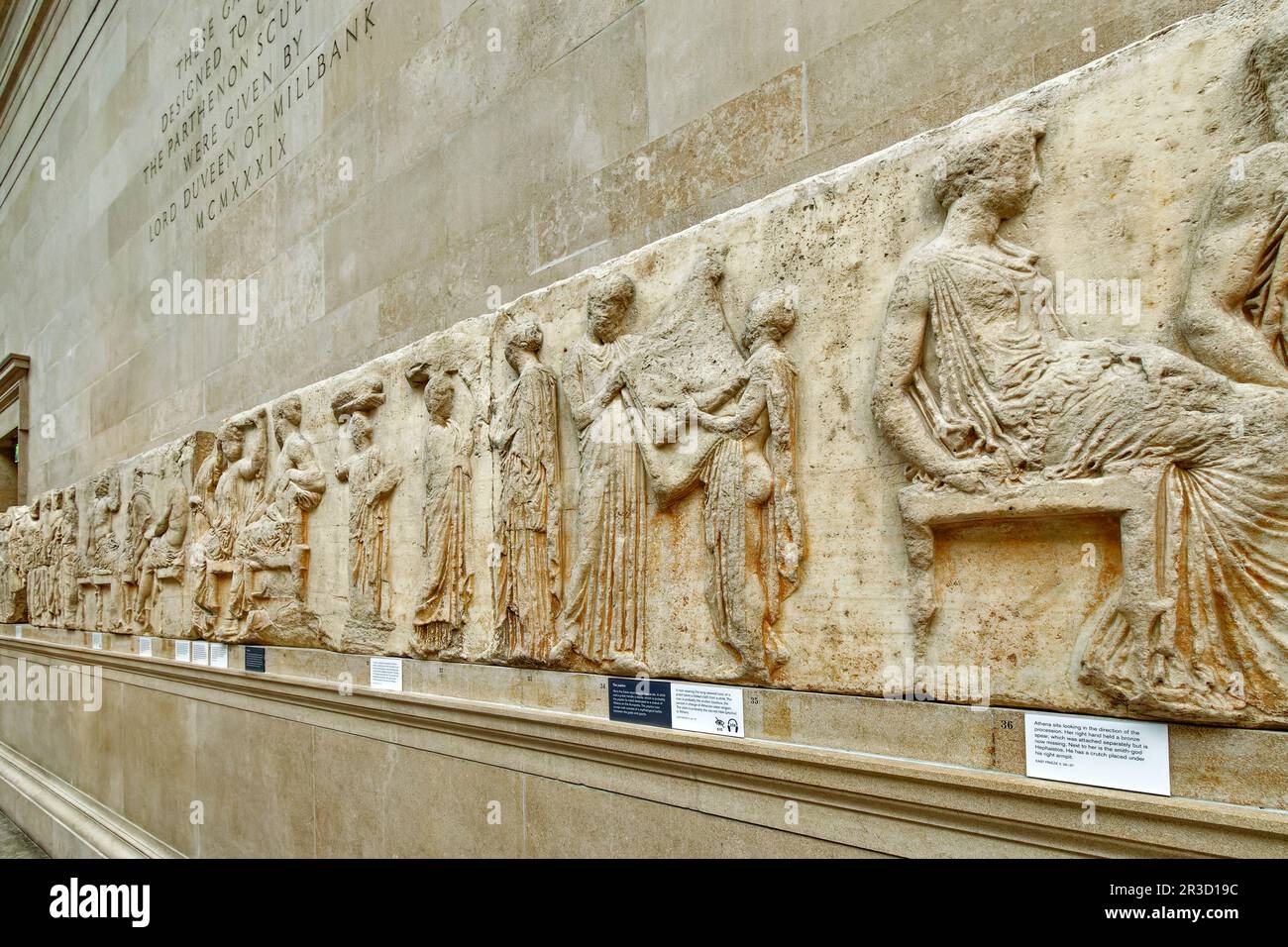 British Museum Great Russell Street London The Parthenon Sculptures Elgin Marbles Image 28 Stock ...