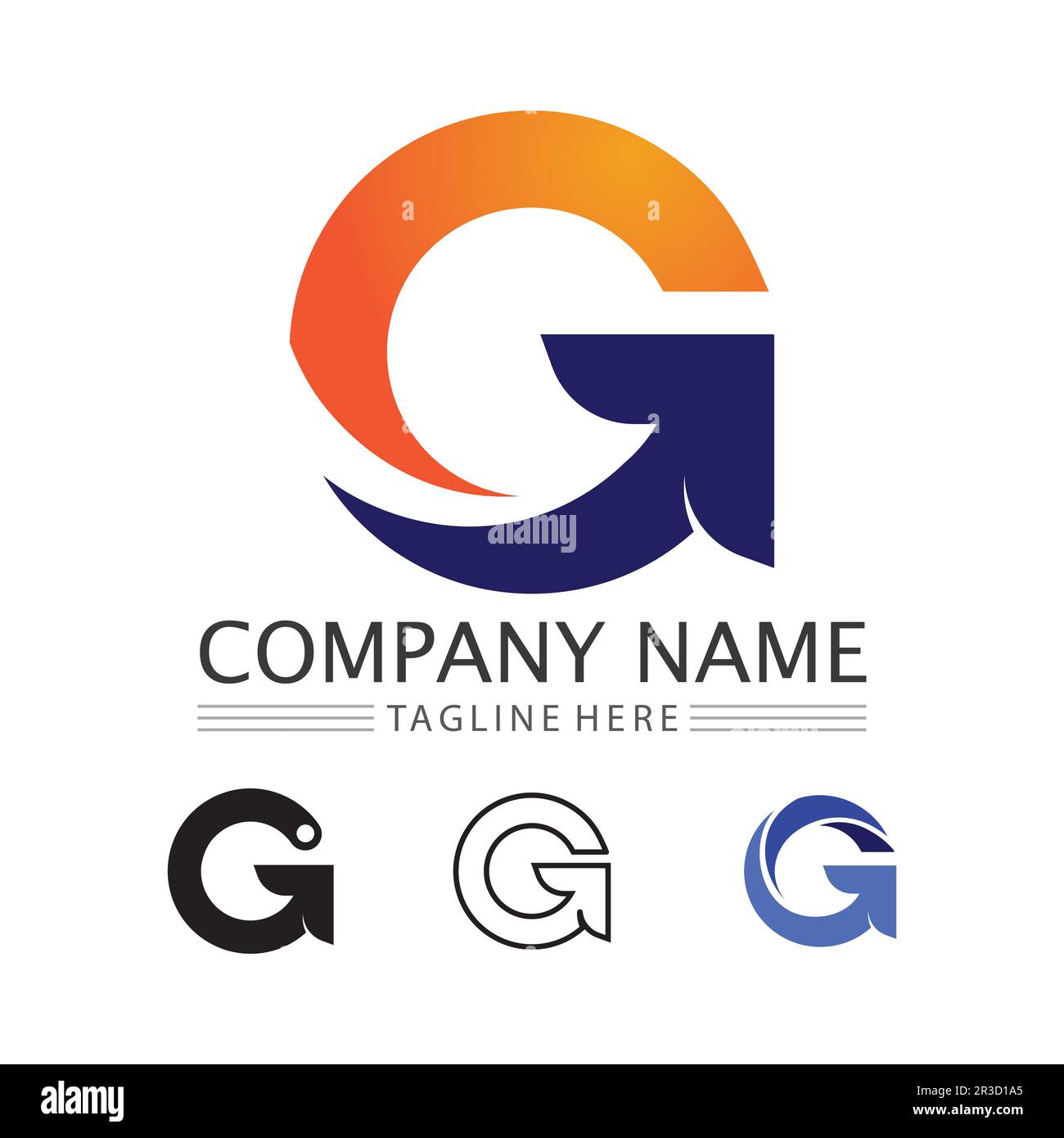 G Letter vector illustration icon Logo Template design Stock Vector ...