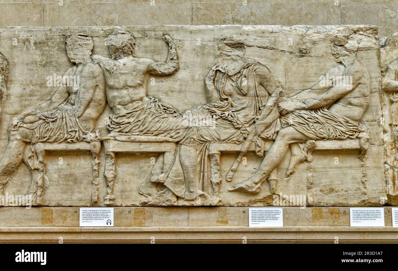 British Museum Great Russell Street London The Parthenon Sculptures Elgin Marbles Image 30 Stock ...