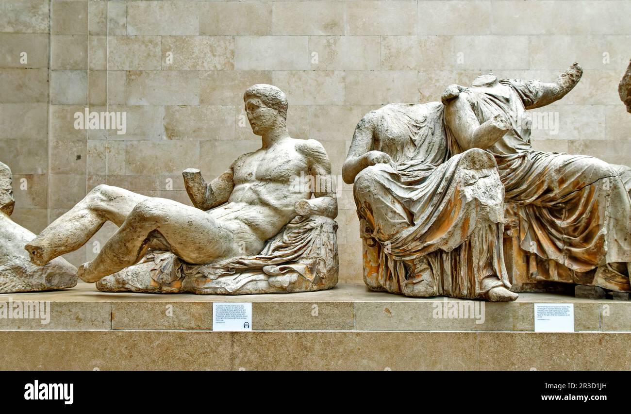 British Museum Great Russell Street London The Parthenon Sculptures Elgin Marbles Image 38 Stock ...