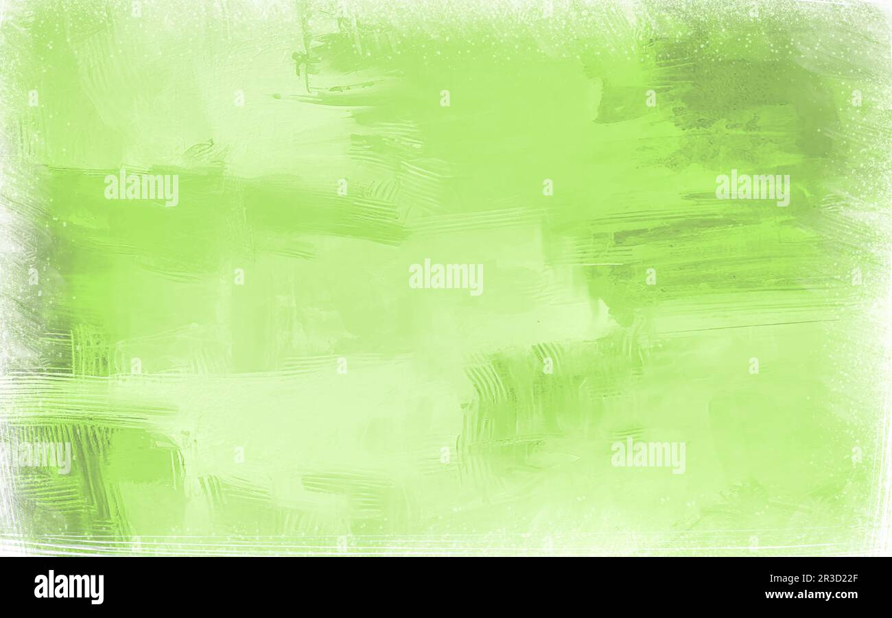 Paint texture background, hand drawn green painting Stock Photo - Alamy