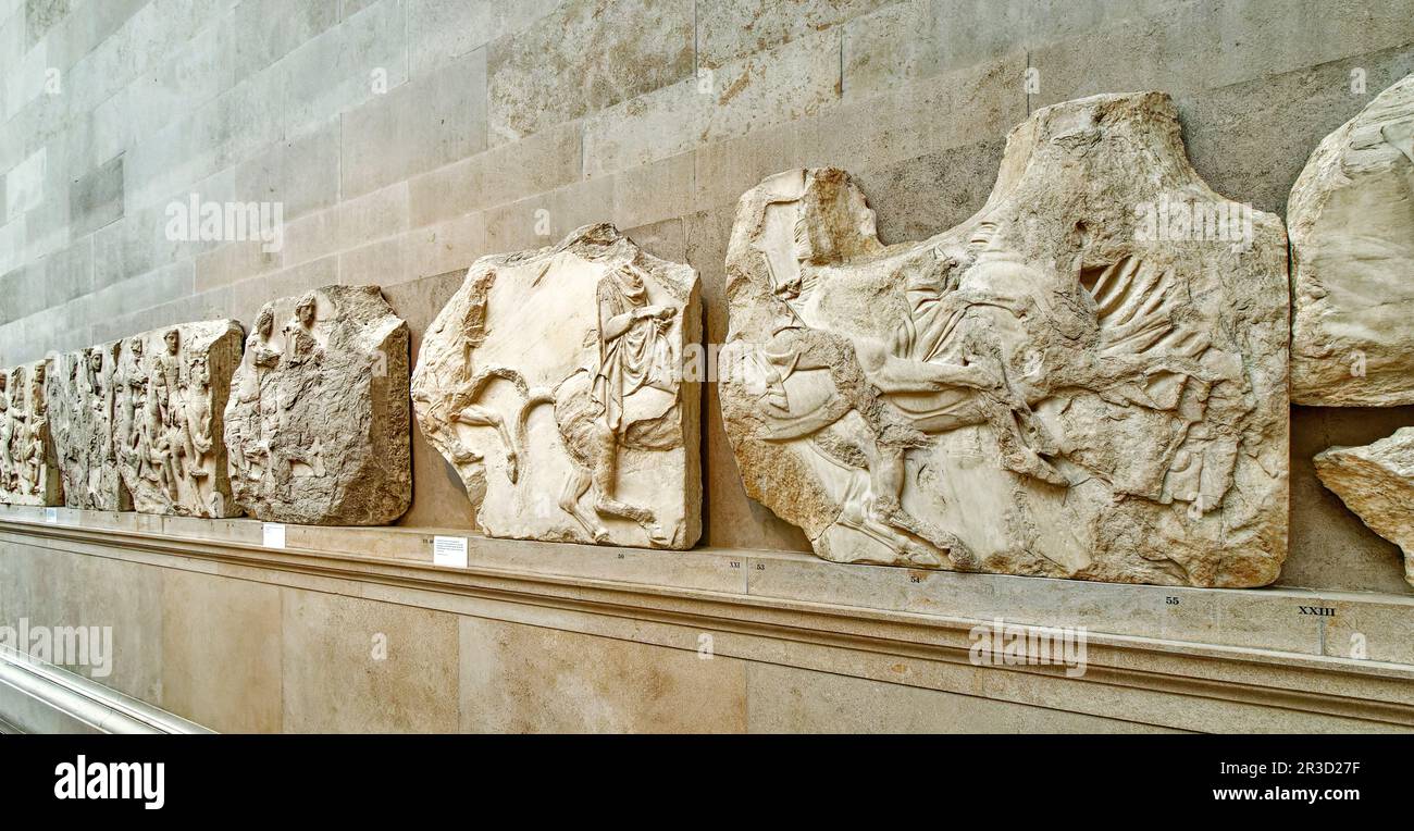 British Museum Great Russell Street London The Parthenon Sculptures Elgin Marbles Image eight ...