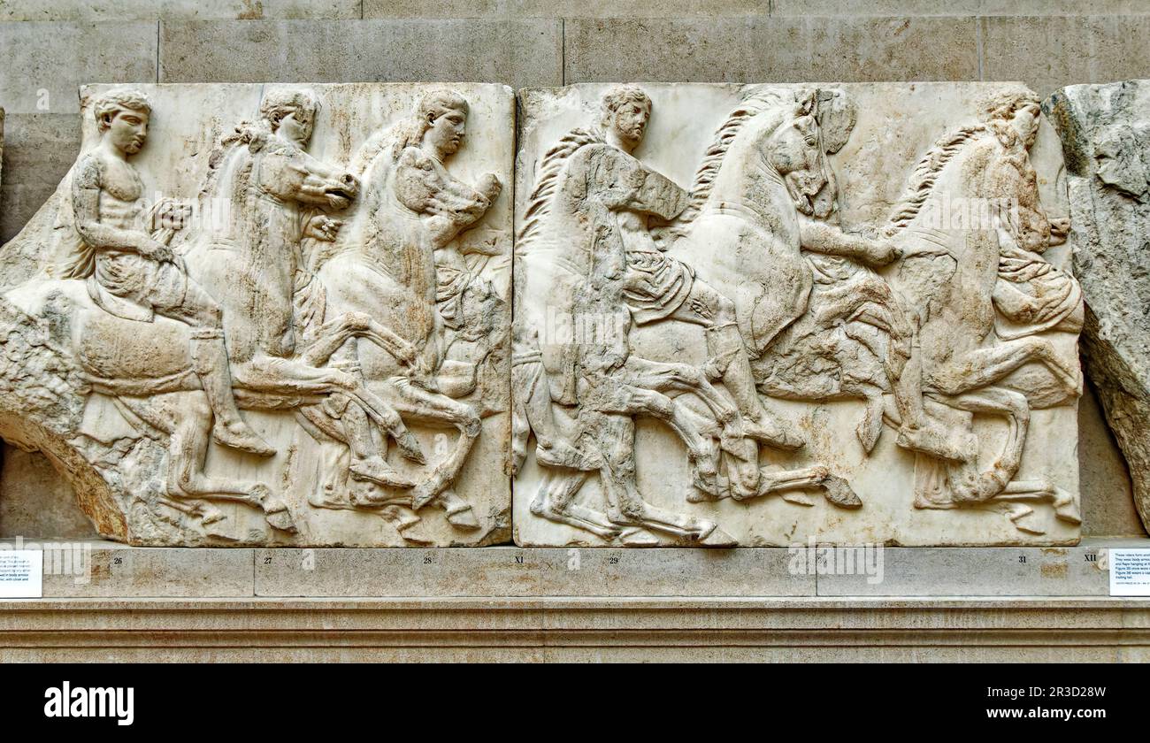 British Museum Great Russell Street London The Parthenon Sculptures ...