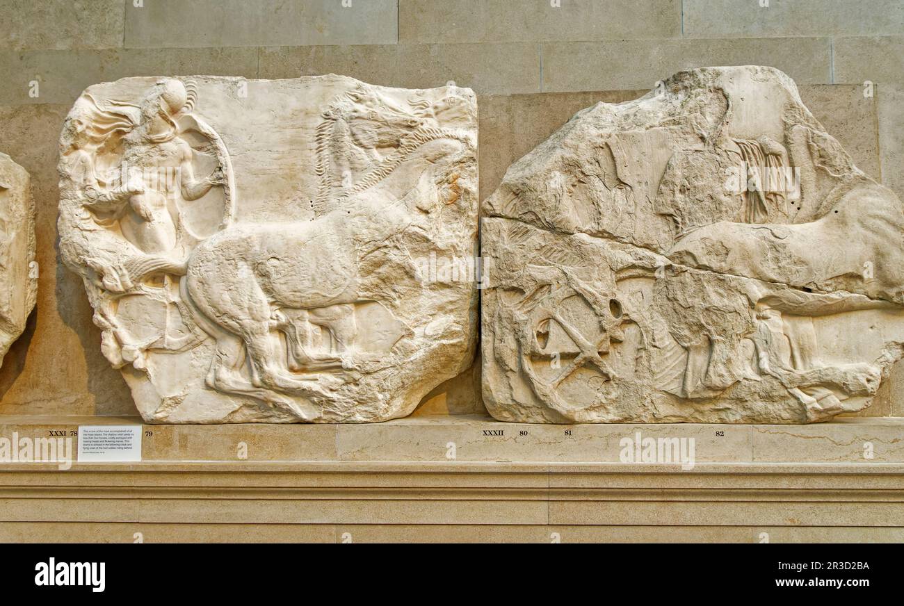 British Museum Great Russell Street London The Parthenon Sculptures Elgin Marbles Image five ...