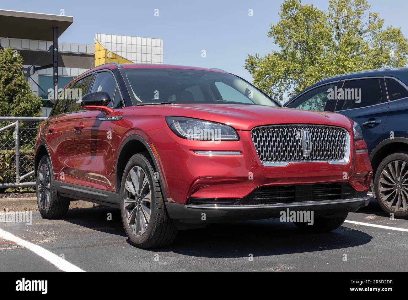 Fishers - Circa May 2023: Lincoln Corsair SUV display at a dealership ...