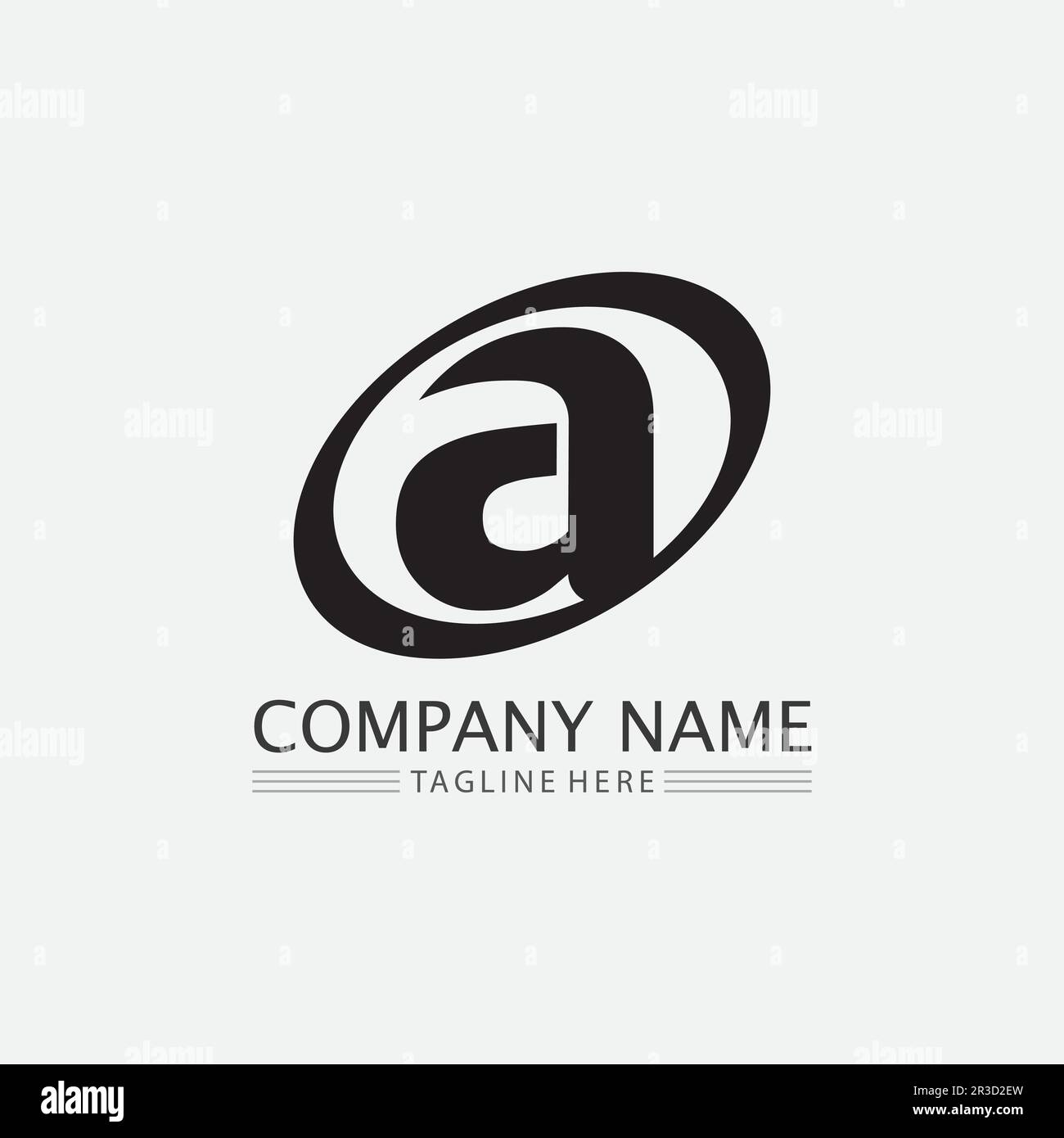 A Letter and font logo design Template vector icon illustration design ...