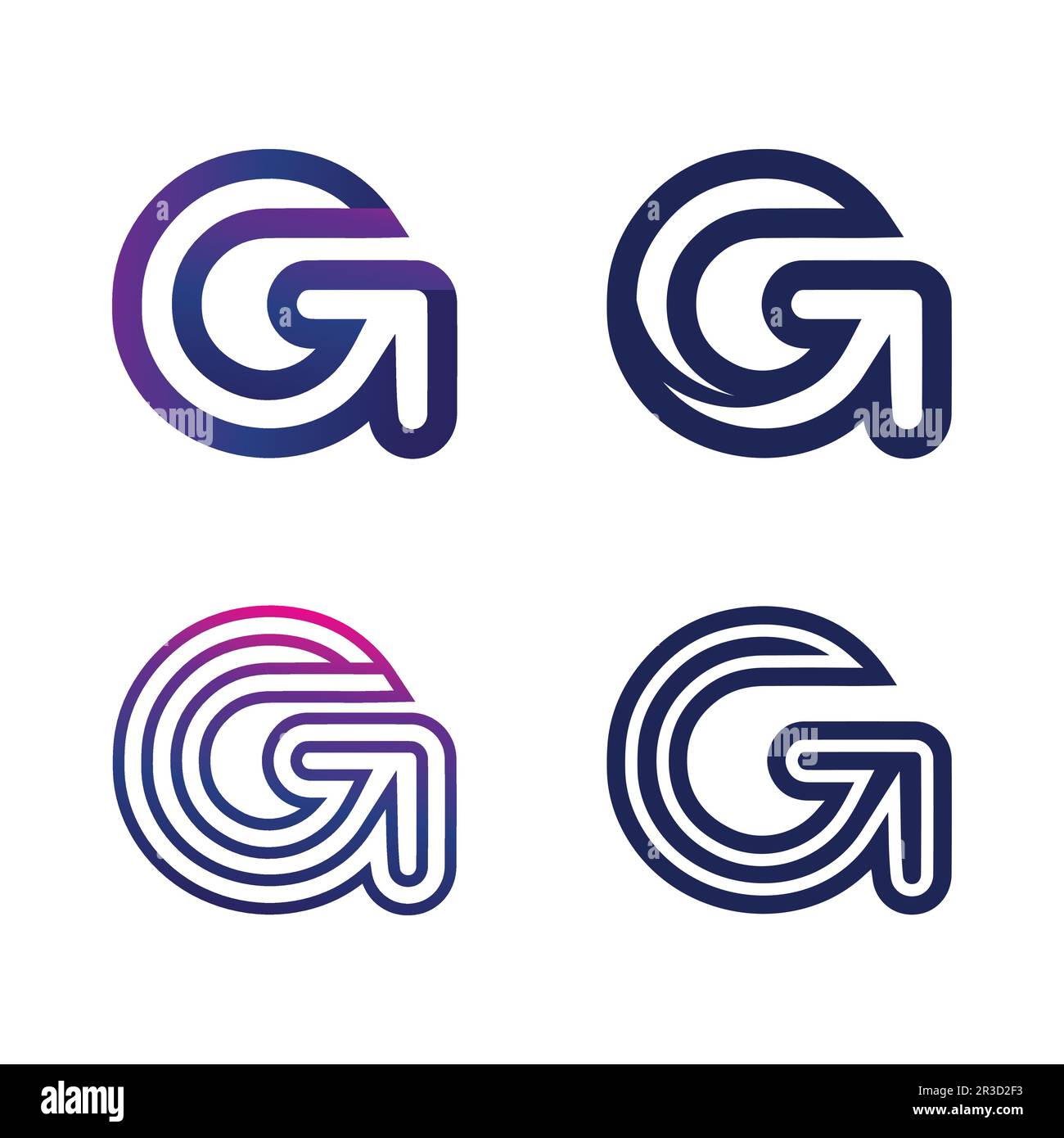 G Letter vector illustration icon Logo Template design Stock Vector ...