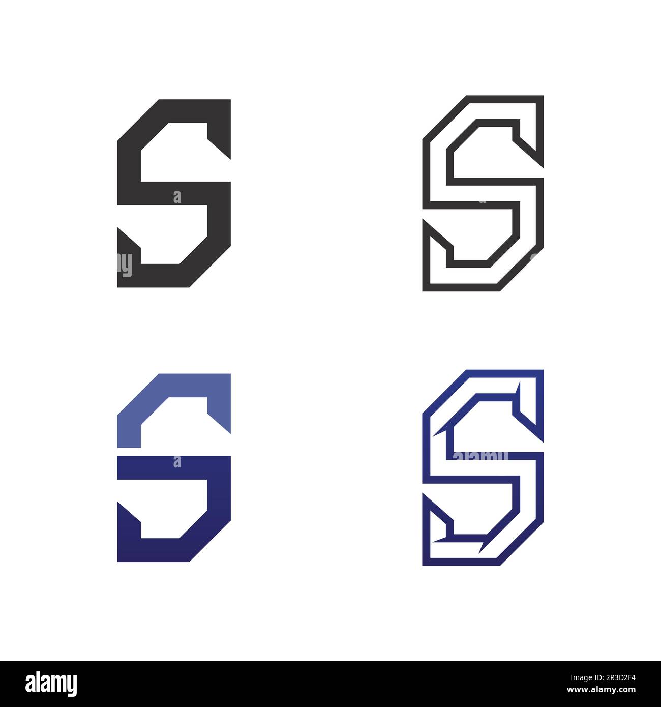 Business corporate letter S logo design vector Stock Vector Image & Art ...