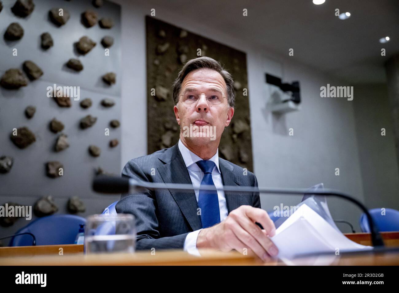 THE HAGUE - Prime Minister Mark Rutte in the House of Representatives ...