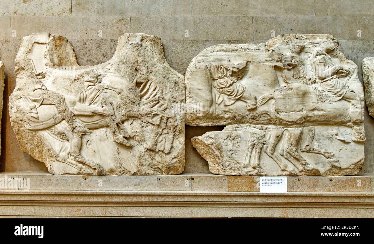 British Museum Great Russell Street London The Parthenon Sculptures Elgin Marbles Image six ...