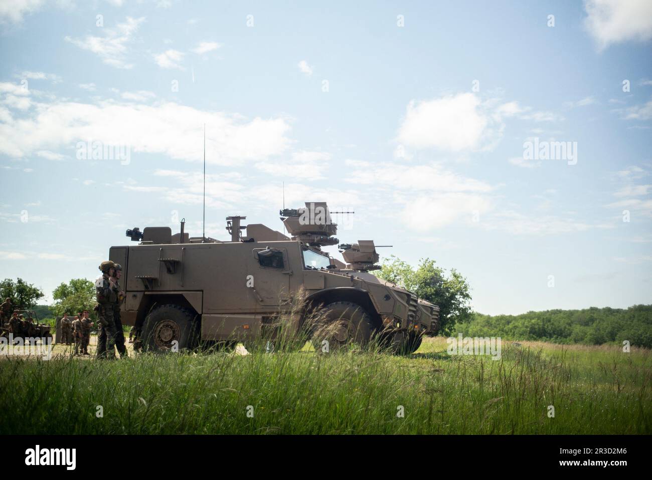 Caylus, France. 23rd May, 2023. Presentation of French VBMR-L "Serval ...