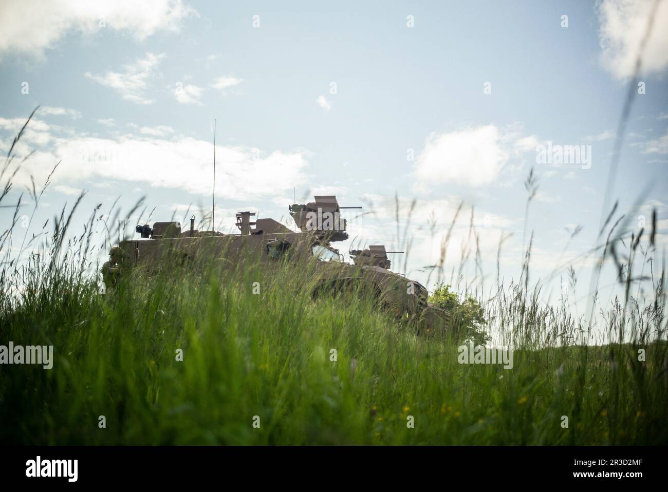 Caylus, France. 23rd May, 2023. Presentation of French VBMR-L "Serval ...