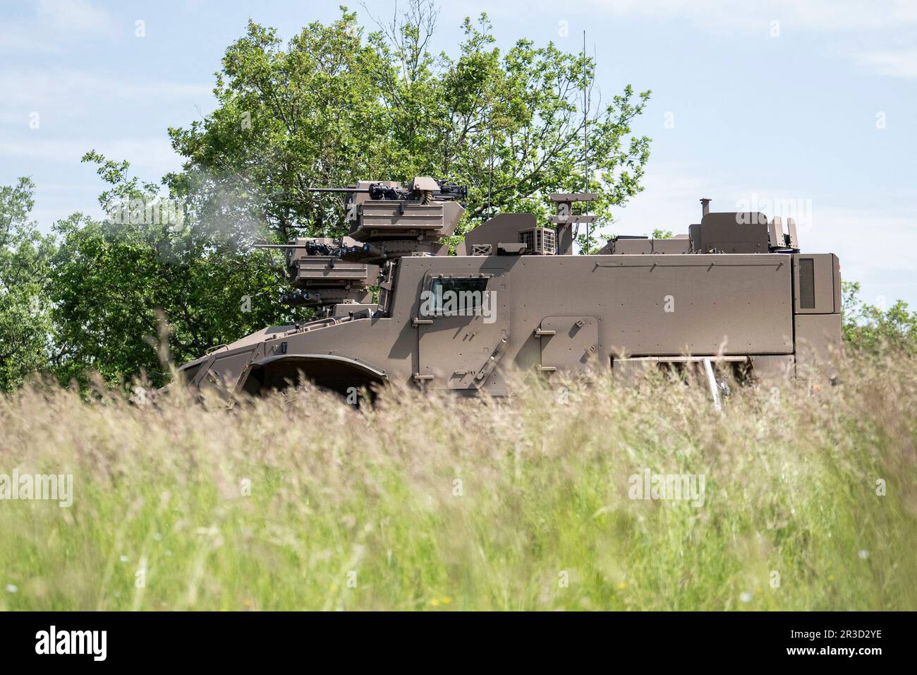 Caylus, France. 23rd May, 2023. Presentation of French VBMR-L "Serval ...