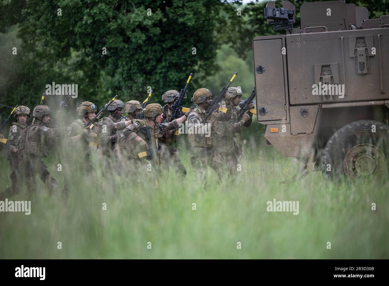 Caylus, France. 23rd May, 2023. Presentation of French VBMR-L "Serval ...