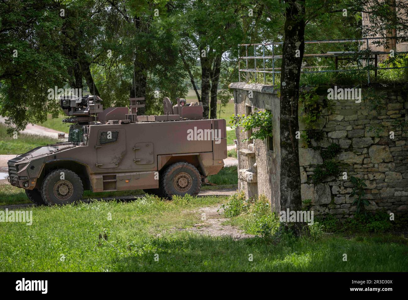 Caylus, France. 23rd May, 2023. Presentation of French VBMR-L "Serval ...