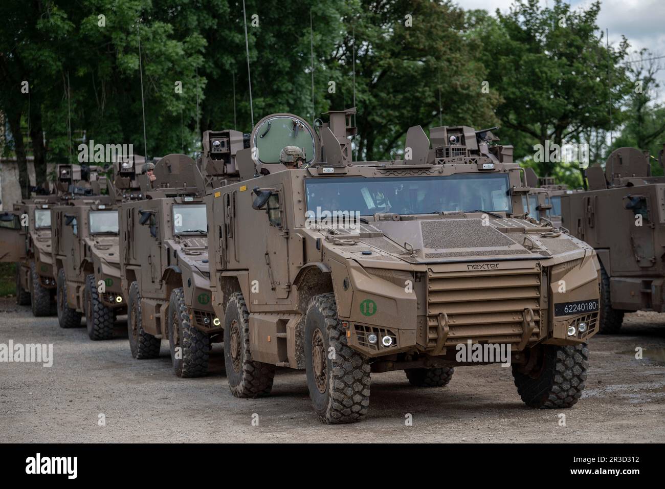 Caylus, France. 23rd May, 2023. Presentation of French VBMR-L "Serval ...