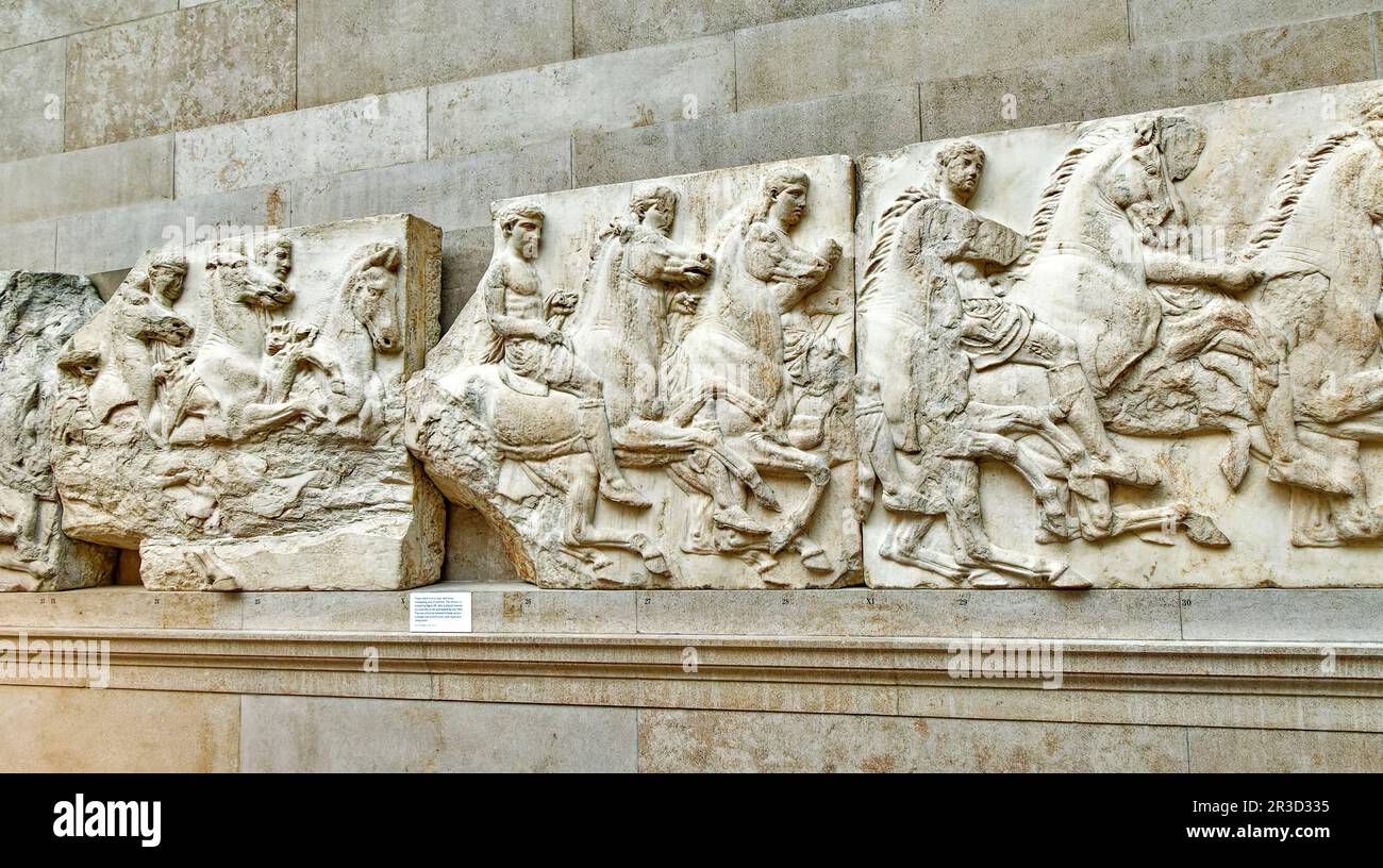 British Museum Great Russell Street London The Parthenon Sculptures Elgin Marbles Image twelve ...