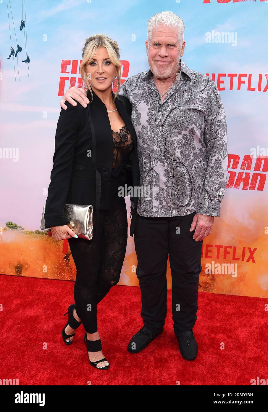 Los Angeles, USA. 22nd May, 2023. Ron Perlman and Allison Dunbar ...