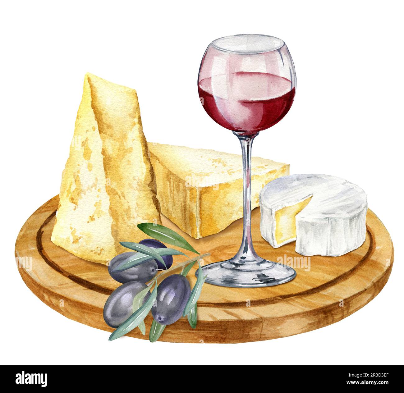 Brie drawing hi-res stock photography and images - Alamy