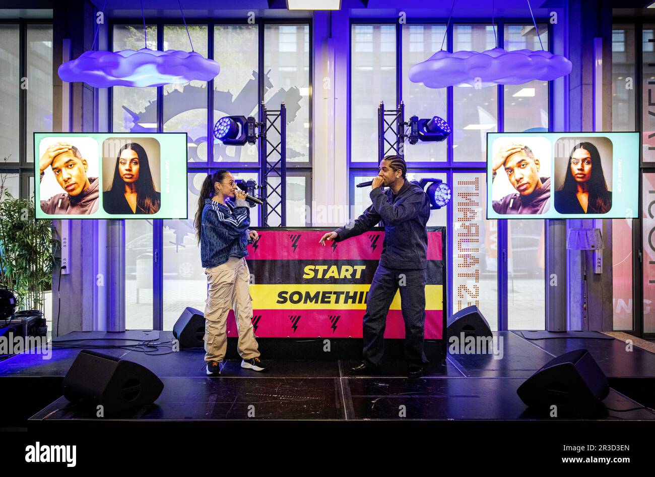 AMSTERDAM - Sor and Tabitha perform with new song 'It's okay' during ...