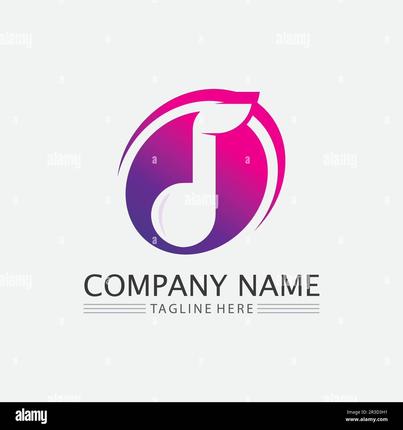 Music note Icon Vector illustration design Sound waves, audio ...