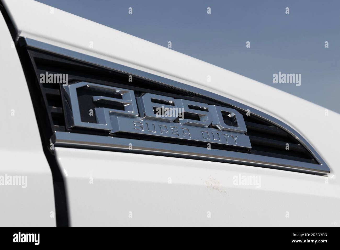 Fishers - Circa May 2023: F-650 Super Duty Gas Straight Frame display ...