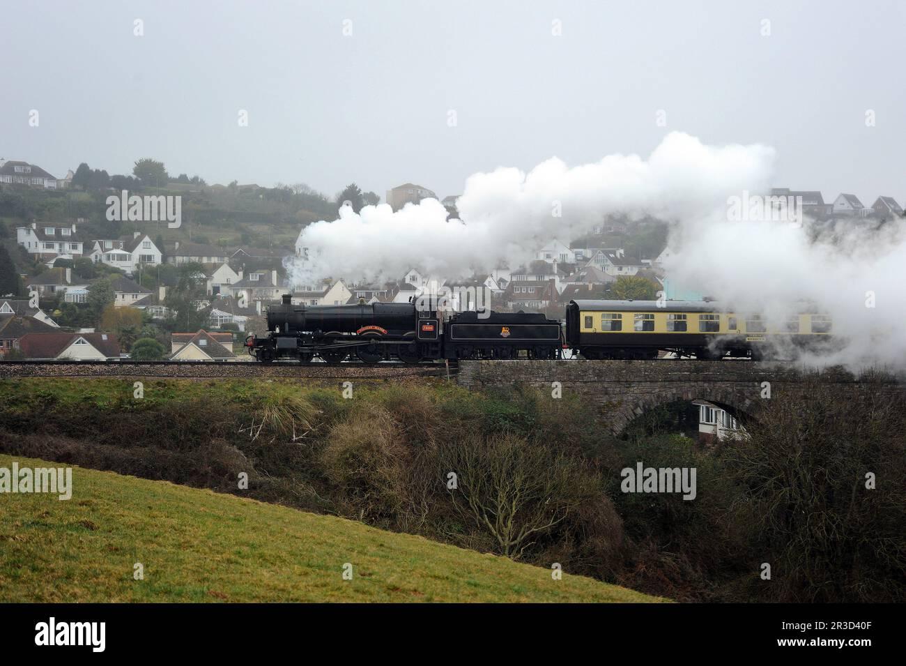 "Lydham Manor" (running as class pioneer 7800 "Torquay Manor") at ...