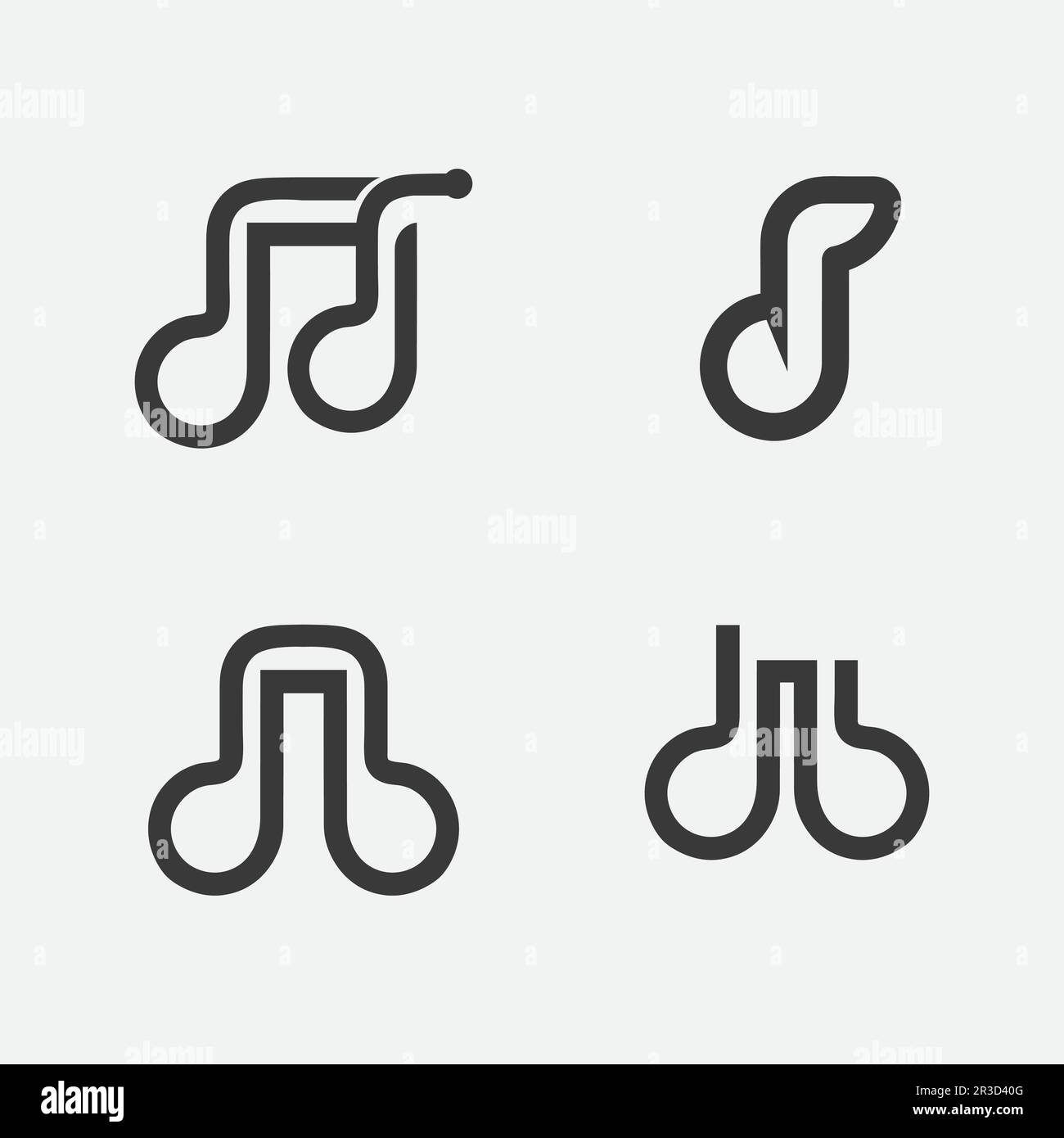 Tone and Music note Icon Vector illustration design Sound waves, audio ...