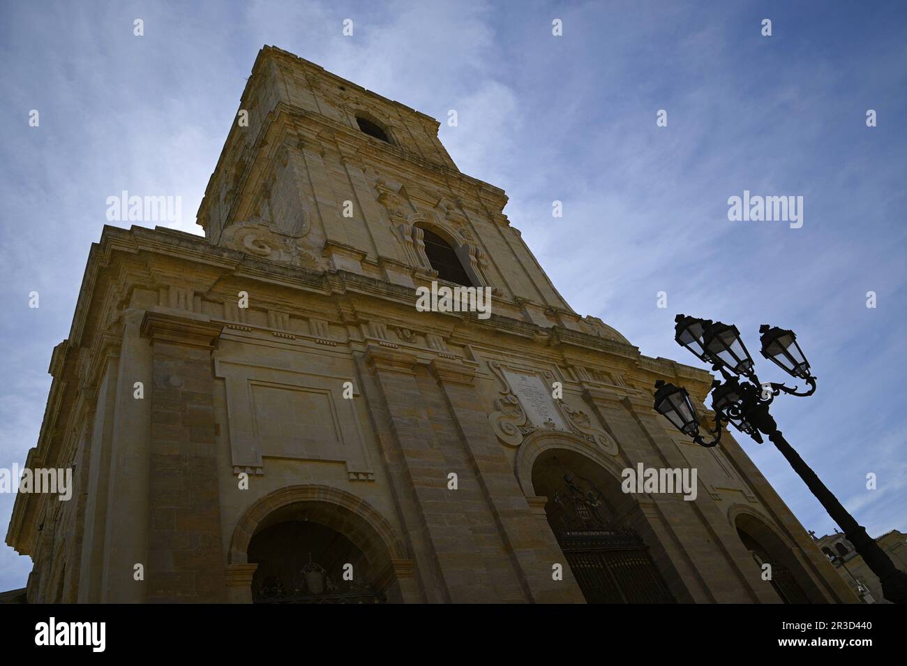 Landscape with scenic exterior view of the Gothic style Duomo a ...