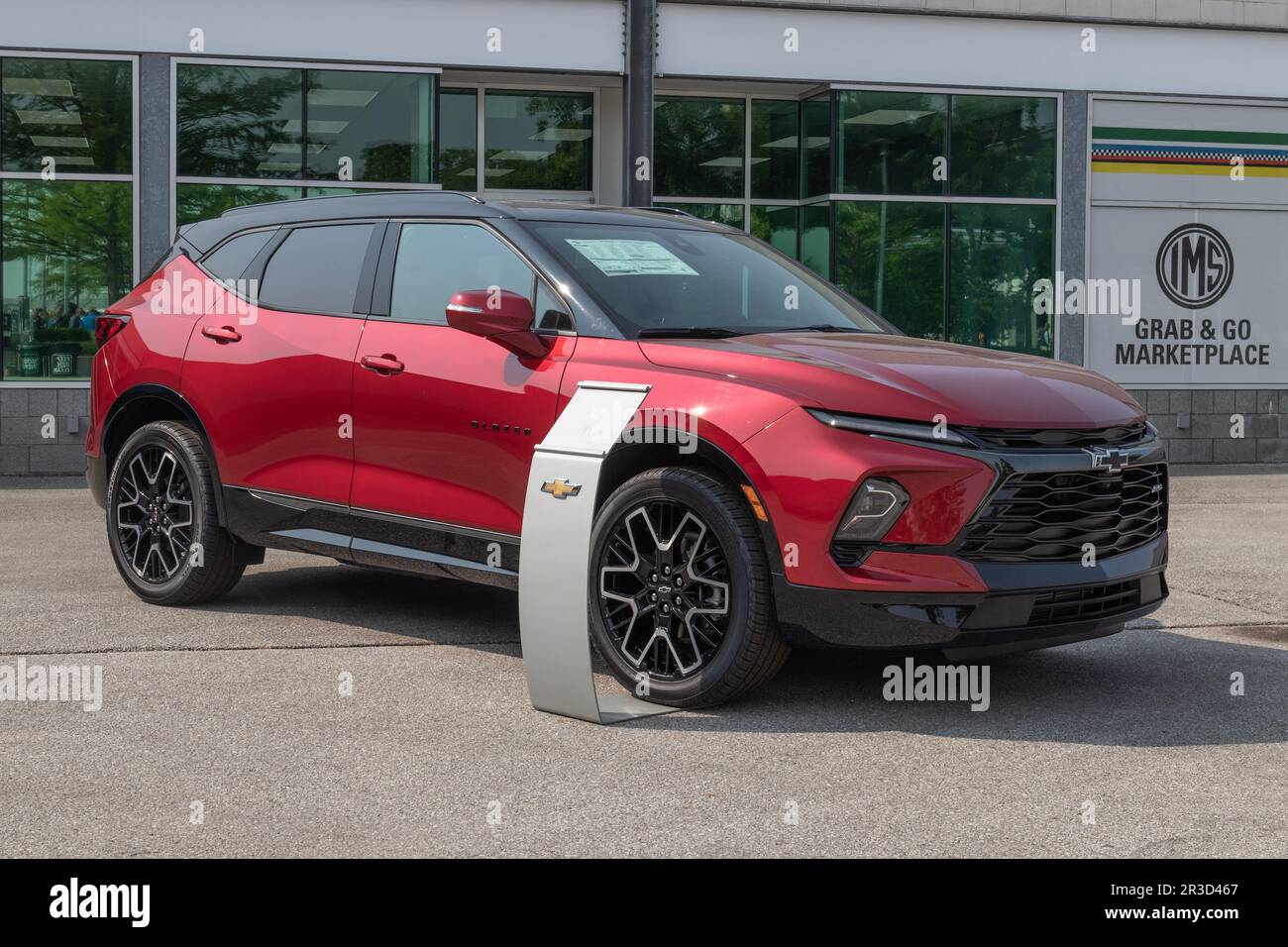 Indianapolis - Circa May 2023: Chevrolet Blazer display at IMS. Chevy ...