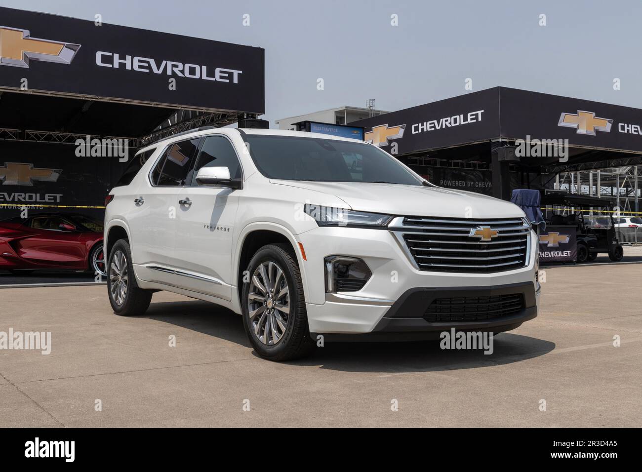 Indianapolis - Circa May 2023: Chevrolet Traverse display at IMS. Chevy ...