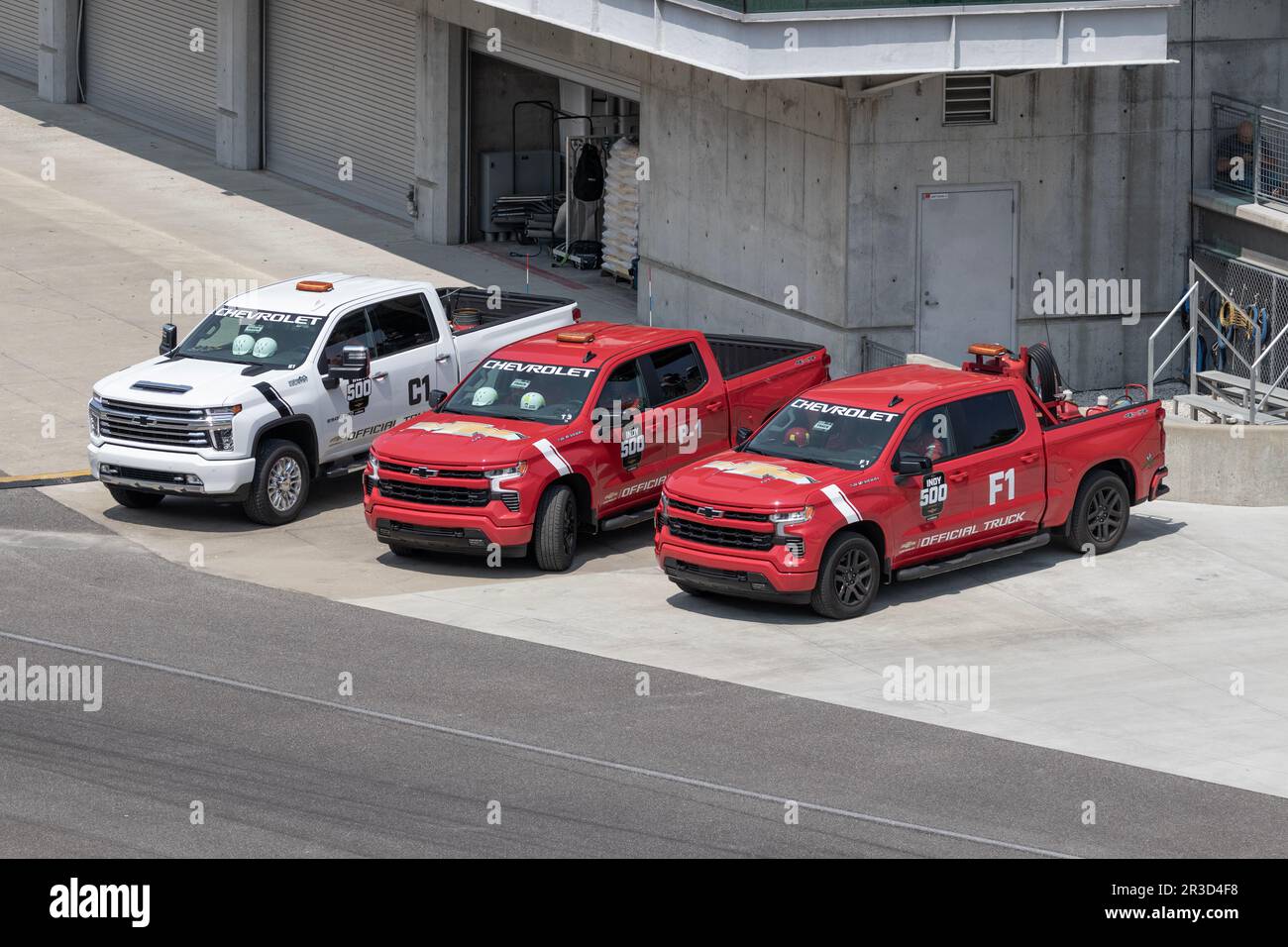 Indianapolis - Circa May 2023: Chevrolet Silverado 1500 and 2500 Safety ...